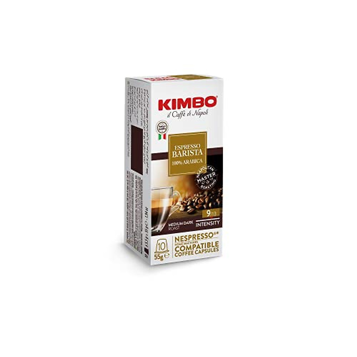 4 Boxes of Kimbo Espresso Armonia Nespresso Compatible Capsules