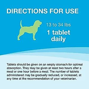 Nutramax Denosyl Liver and Brain Health Supplement for Medium Dogs - With S-Adenosylmethionine (SAMe), 30 Tablets