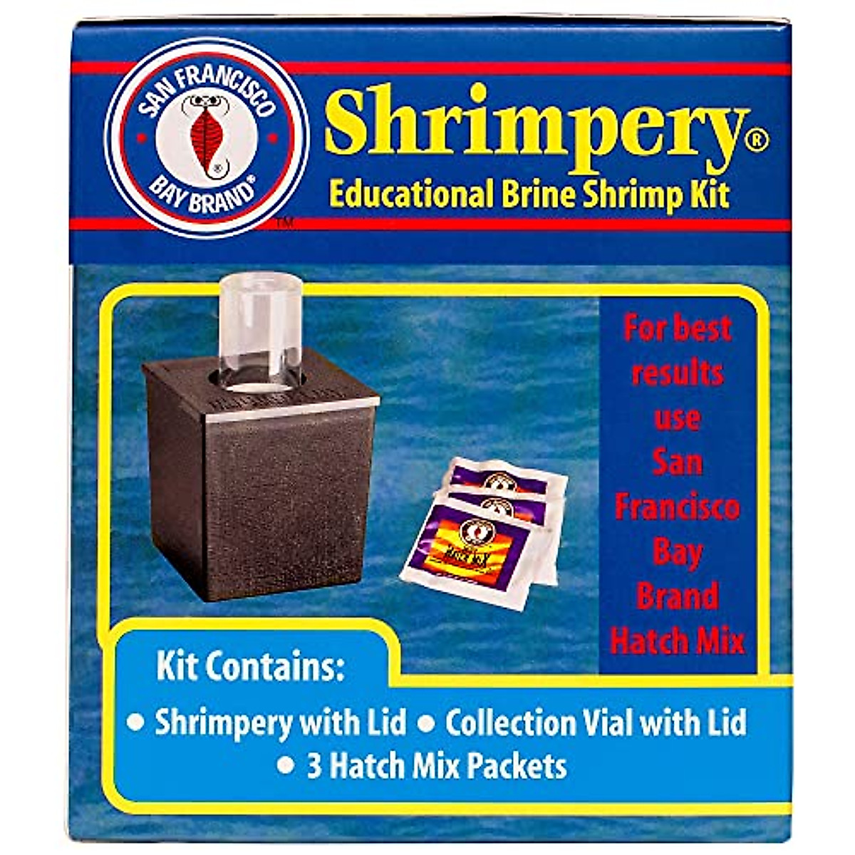 San Francisco Bay Brand Shrimpery Brine Shrimp Kit for Hatching Baby Brine Shrimp