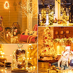 3 Pack 33FT 100 LED Fairy Lights Battery Operated with Remote and Timer, IP65 Waterproof Battery String Lights Outdoor Indoor, 8 Modes Copper Wire Twinkle Lights for Bedroom Christmas Garden Decor