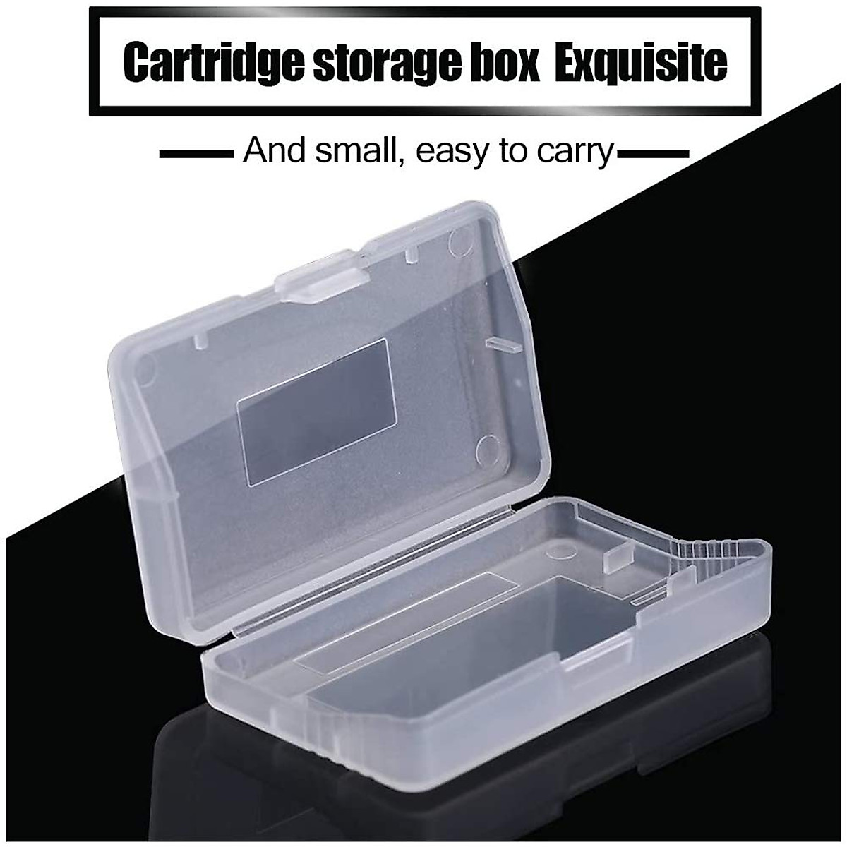 WisVertor 12pcs Transparent Anti Dust Cover Cartridge Game Case Box for Nintendo Game Boy Advance GBA, GBA SP
