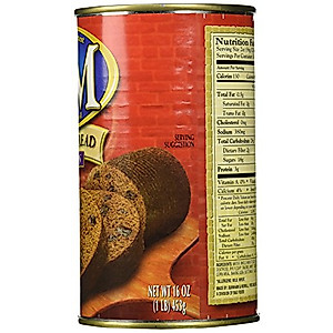 B&M Brown Bread, Raisins, 16 Ounce