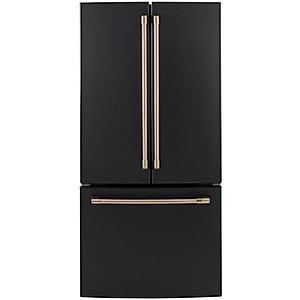 Cafe CWE19SP4NW2 18.6 cu. ft. French Door Refrigerator in Matte White, Fingerprint Resistant, Counter Depth and ENERGY STAR