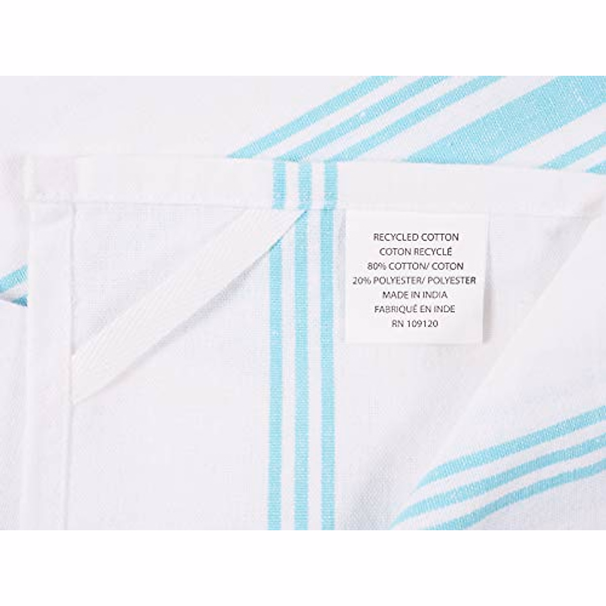 KAF Home Pantry Kitchen Dish Towel Set of 4, Cotton Rich, 18 x 28-inch (Gingham Bouquet Watering Can Flower Pot)