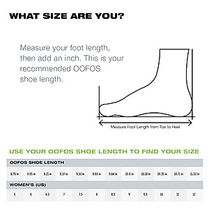 OOFOS OOmg Low Shoe, White & Black - Women’s Size 8 - Lightweight Recovery Footwear - Reduces Stress on Feet, Joints & Back - Machine Washable