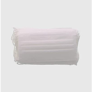 3 Ply Disposable Masks - MADE IN THE USA - 50 Pack (White)