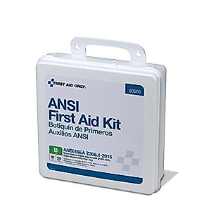First Aid Only 90566 Bulk ANSI B 50-Person Emergency First Aid Kit for Office, Home, and Worksites, 199 Pieces