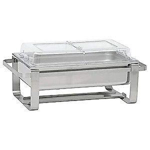 Chafer Cover Clear Polycarbonate Flip-Top - 21 1/2 L x 12 1/2 W x 2 1/2 H