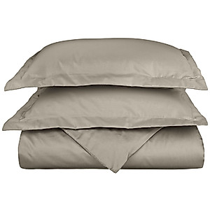 Superior CR600DCSL-PARENT Duvet Cover Set, King/California King, Grey