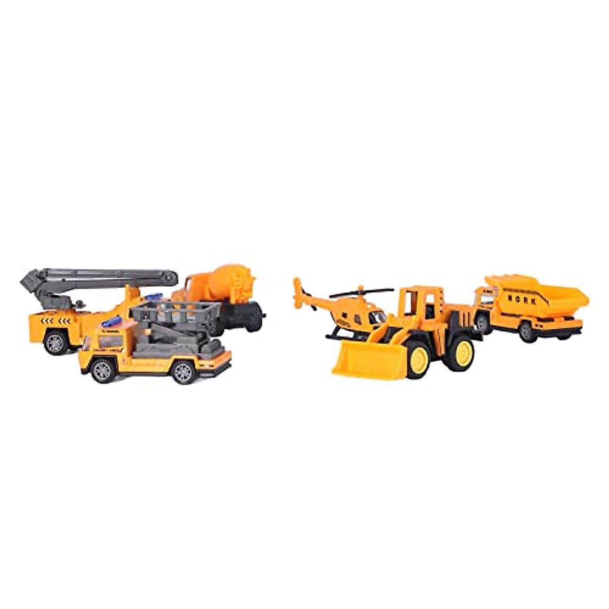 SUAA Alloy Metal Truck Toys, Alloy Engineering Vehicle Toys 1:64 Joints Slidable for Home (Type 2)