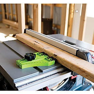 BOW Products Portable Saw Featherbaord FP5 - Featherboard for Tables Saws, Contractor Saws or Smaller Table Surfaces - EVA Feathers that Reduce Kickback - Woodworking Tools and Safety Accessories