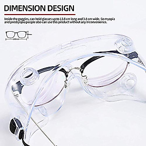 Anti Fog Safety Glasses Protective Goggles