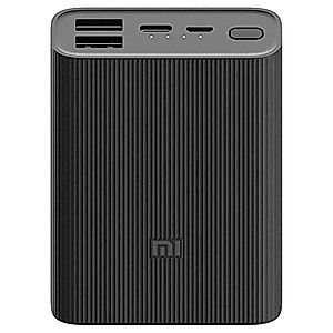 Xiaomi 10000mAh Mi Power Bank Ultra Compact, Portable Charger Power Bank with USB-C Two-Way Fast Charging, 22.5W Power Delivery PD Fast Charger for iPhone, Samsung, Android Devices and Other Products