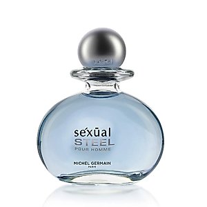Michel Germain Sexual Steel Pour Homme Eau de Toilette Spray Men's Cologne, Top Notes of Ginger, Bergamot, Rhubarb Leaves, Charismatic & Intense Gift for Him, 2.5 Fl Oz