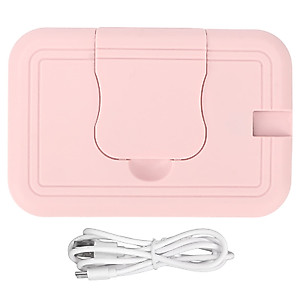 Baby Wipes Warmer Travel Wipes Warmer Portable Thermostat Temperature USB Fast Heating Wipes Warmer for Car Use()