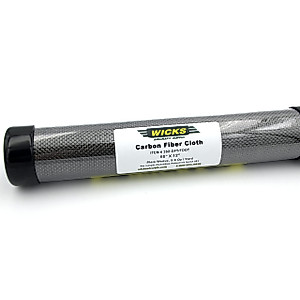 Aerospace Grade Carbon Fiber Cloth, 50" X 12"