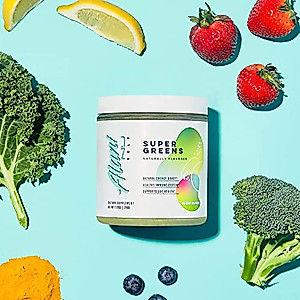 Alani Nu Super Greens Powder, Premium Superfood and Organic Veggie Whole Foods Supplement, Immune Support, 30 Servings, Malic Acid, Stevia Leaf Extract, Citric Acid, Natural Flavors