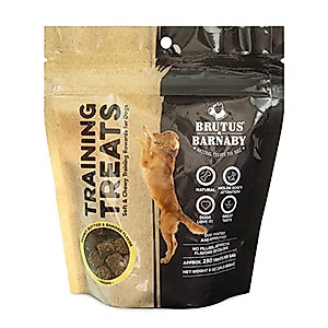 BRUTUS & BARNABY Training Treats for Dogs - Peanut Butter & Banana - All-Natural Healthy Low Calorie Vegan Treat - Great to Use for Rewards in Training Your Puppy Or Dog