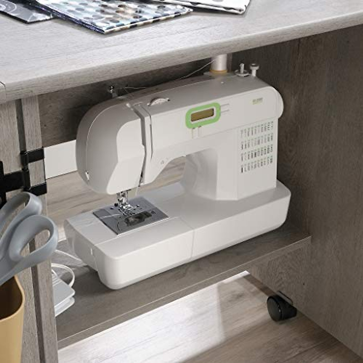 Sauder Miscellaneous Storage Sewing/Craft Cart, Mystic Oak finish