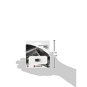 Kingston DataTraveler Micro 256GB USB Flash Drive | Ultra-Small Premium Metal Design | USB 3.2 Gen 1 | Speeds up to 200MB/s | DTMC3G2/256GB,Silver