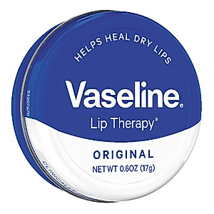Vaseline Lip Therapy Lip Balm Tin, Original, 0.6 oz