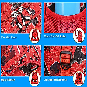 TKKUY 3D Backpack & Pencil Case Box Set, Large Adjustable Shoulder Strap Backpacks, Multi-Function Laptop Casual Bookbag 17"