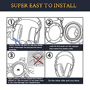 SOULWIT Cooling-Gel Earpads Cushions Replacement for Corsair HS75 XB HS70/Pro HS60/Pro HS50/Pro Gaming Headset/Headphones, Ear Pads with High-Density Noise Isolation Foam