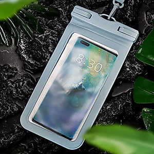 6 pcs Waterproof Phone Pouch Universal Phone Waterproof Case Compatible for iPhone 11 13 12 Max Pro XS Samsung Galaxy s22 s10 Up to 6.9", IPX8 Plastic Cell Phone Dry Bags