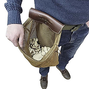 Acropolis Morel Mushroom Hunting Bag - Forage Purse for Morels - Mushroom Hunting Bag Picking - Haversack Crossbag - Forage Pouch for Hiking, Morel Mushrooms, Camping, Hunting