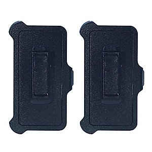 Hand-e Replacement Belt Clip Holster | Perfectly Works with Otterbox Defender Series Case | for iPhone 11 (6.1") Only - 2 Pack