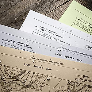 Rite in the Rain Weatherproof Laser Printer Paper, 8 1/2" x 11", 20# Gray Colored Printer Paper, 50 Sheet Pack (No. 8511GY-50)