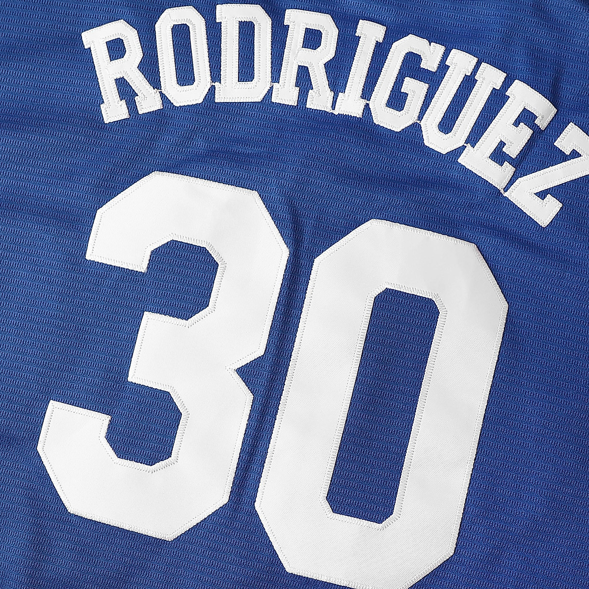 Youth Sandlot Jersey,Benny The Jet Rodriguez Alan Yeah-Yeah McClennan Michael Squints Christmas Jersey for Girl Boys' (Large,Youth 30 Blue)