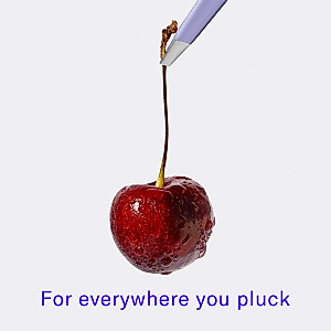 Flamingo Women’s Tweezers - Stainless Steel Slant Tip for Precision Hair Removal - Lilac