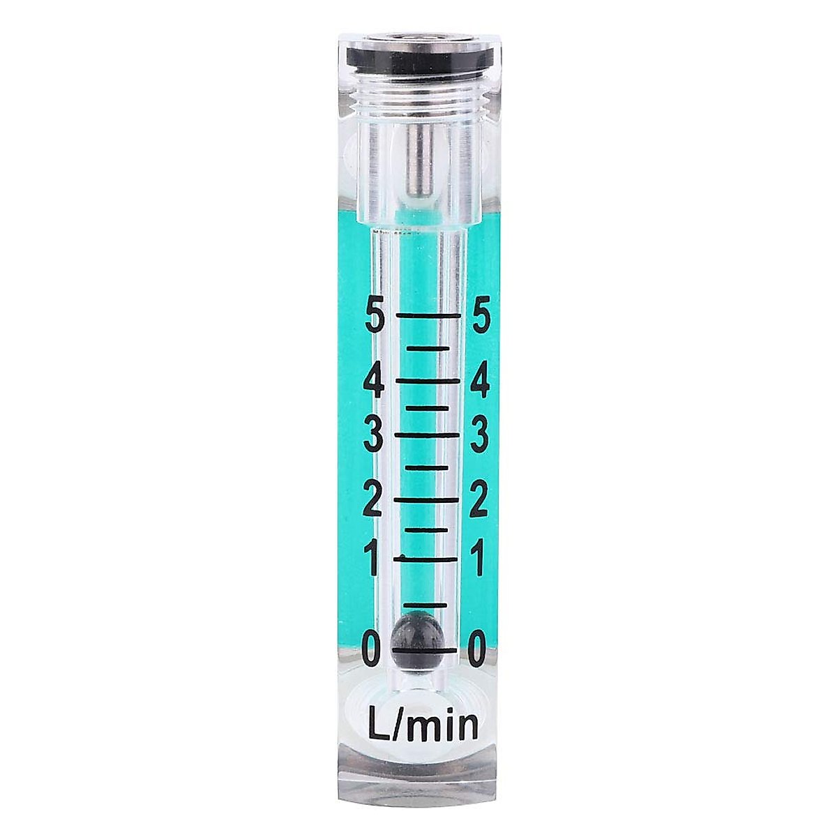 YWBL-WH Flow Meter 1~5LPM Oxygen Carbon Dioxide Measurement Flow Meter Air Flow Meter Air Oxygen Flow Meter LZQ-1, Manual Valve