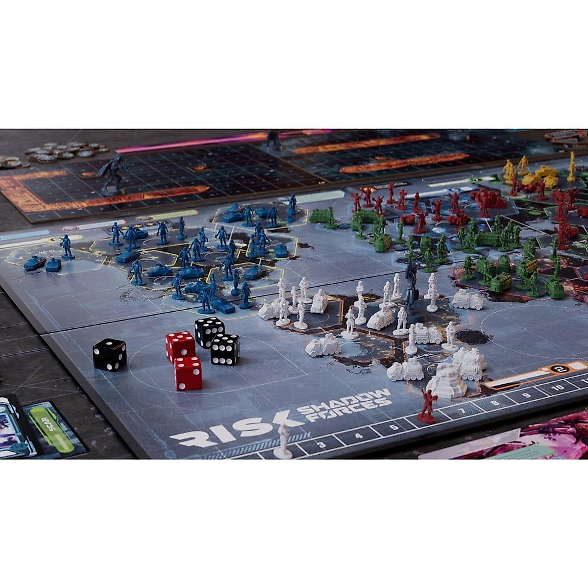 Hasbro Gaming Avalon Hill Risk Shadow Forces Strategy Board Game, War Games for Adults and Family, Ages 13 and Up, for 3-5 Players