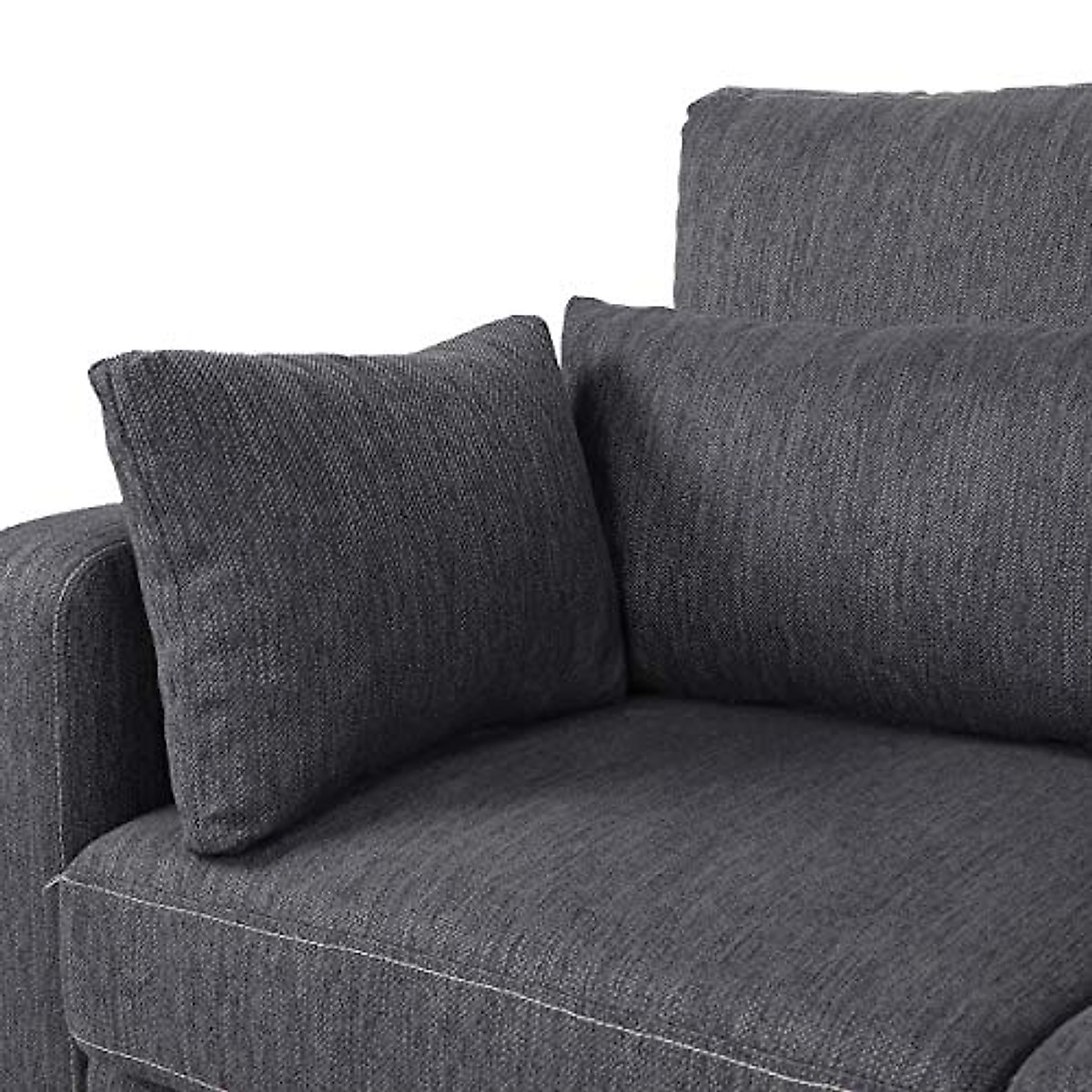 Christopher Knight Home Roselle Sofas, Charcoal + Espresso