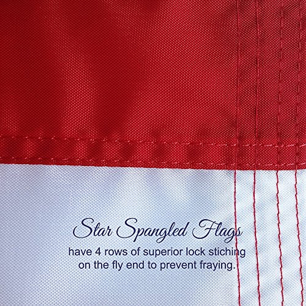 American Flag 3x5-100% Made in USA Using Tough, Long Lasting Nylon Built for Outdoor Use, Featuring Embroidered Stars and Sewn Stripes Plus Superior Quadruple Stitching on Fly End