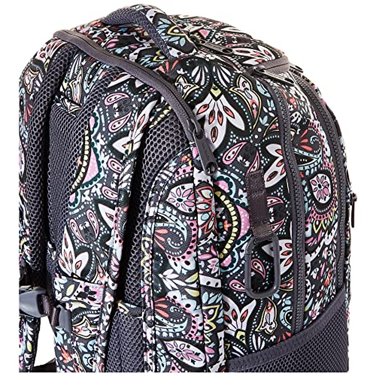 Vera Bradley Women's Recycled Lighten Up Reactive Journey Backpack, Bonbon Medallion, One Size
