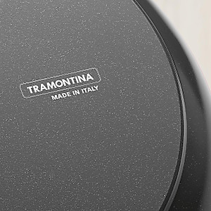 Tramontina Deluxe Fry Pan Aluminum 12-inch Metallic Black, 80110/020DS