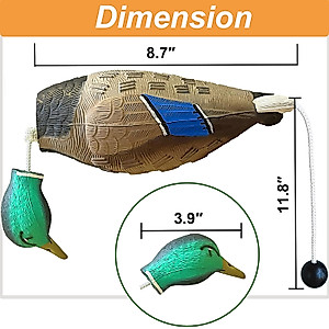 LECPECON Dead Duck Dog Training Bumper Dead Duck Dummy Bumper for Hunting Dog Training Dummy Retrieval Dog Duck Bumper