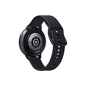 Samsung Galaxy Watch Active2 - IP68 Water Resistant, Aluminum Bezel, GPS, Heart Rate, Fitness Bluetooth Smartwatch - International Version (R830 - 40mm, Aqua Black) (Renewed)