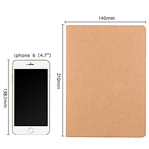 12 Pack Notebook Journals for Travelers, Students and Office, Writing Diary Subject Notebooks Planner with Lined Paper, College Ruled, 60 Pages, 30 Sheets, 8.3x5.5 inch, A5 Size, Travel Journal Set