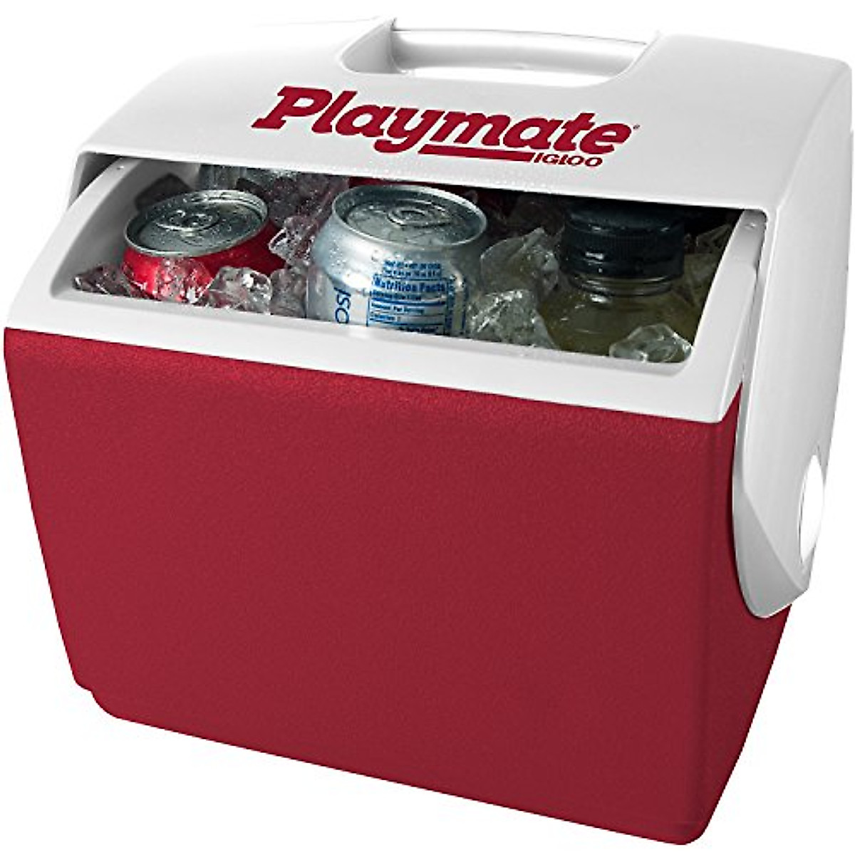 Igloo Red/White, Playmate Pal 7 Quart Personal Sized Cooler, 11.75 x 8.25 x 12-Inch, 7 Qt