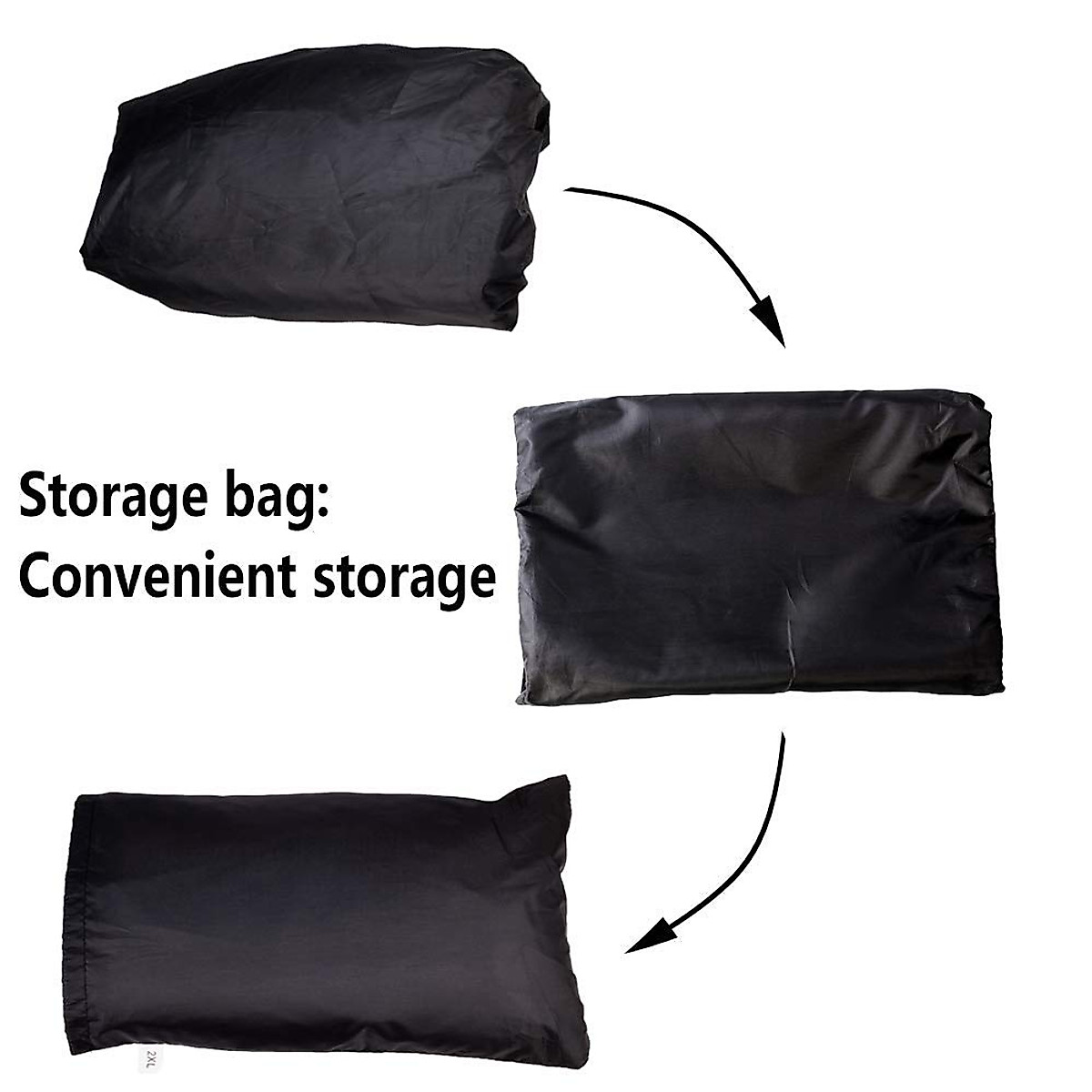 LONGLUOSI Bike Cover Waterproof Outdoor Bicycle Cover Thick Black. 29 Inch Windproof UV Snow Rustproof 190T with Lock Hole Storage Bag for Mountain Road Bike City Bike Beach Cruiser Bike