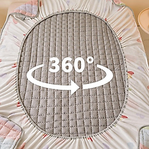 OBONG Twin Fitted Sheet Only Soft Warmth Milk Velvet Bedding Sheets Full Colorfast Mattress Pad with Up to 25cm Deep Pocket All Around Elastic Wrinkle Fade (Color : #02, Size : Twin-90 * 200cm)