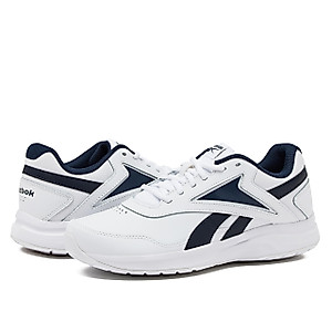 Reebok Ultra 7 DMX Max Walking Sneakers for Men Shoe, White/Collegiate Navy/Collegiate Royal, 10.5