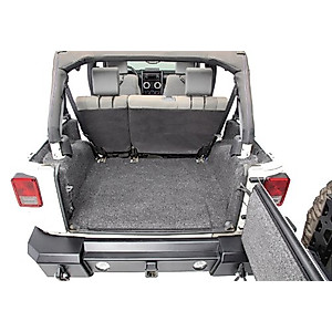 Bedrug - Jeep Cargo Kit | 2007 - 2010 Jeep Wrangler JK 2 Door, Cargo Liner w/ Tailgate & Tub Liner | Grey - 5 pc. | BRJK07R2