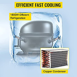 Happybuy 110V Commercial Slushy Machine 15L x 3 Tank Frozen Drink Machine 1800W Commercial Margarita Machine Stainless Steel Suitable for Supermarkets Cafes Restaurants Snack Bar