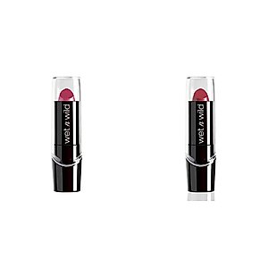 wet n wild Silk Finish Lip Stick, Retro Pink with Silk Finish Lip Stick, Just Garnet