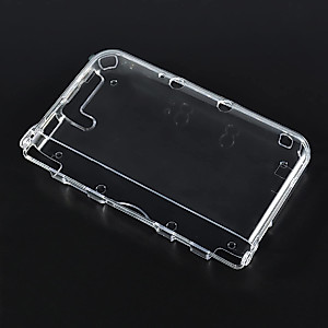 3DS XL Case - Ultra Clear Crystal Transparent Hard Shell Protective Case Cover Skin for Nintendo 3DS XL LL - [New Modified Hinge Design]